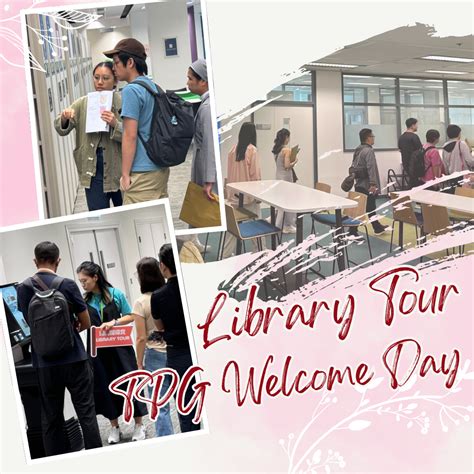 Tpg Welcome Day Library Tour Library Hong Kong Metropolitan University