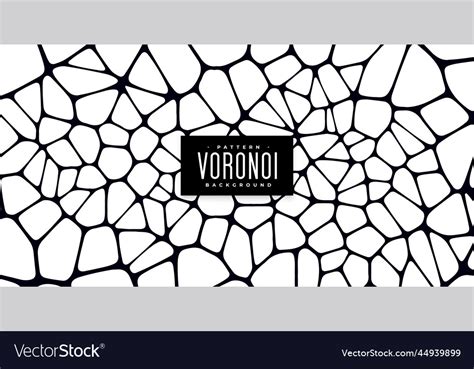 Voronoi Pattern Abstract Texture Background Vector Image