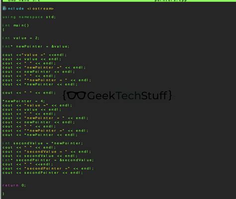 Learning C The Basics Of Pointers Geektechstuff