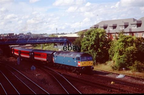 35mm Railway Slide Br Diesel Electric Loco Class 47 47853 Chester £