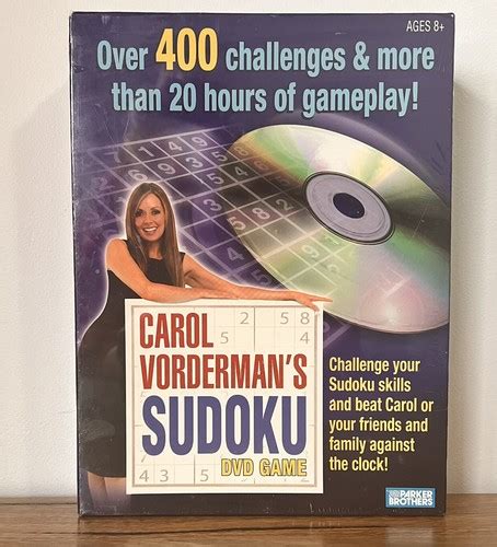 Carol Vordermans Sudoku Dvd Game Brand New Parker Brothers 2005 Ebay