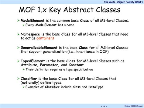 Ppt The Meta Object Facility Mof Powerpoint Presentation Free Download Id 3293844