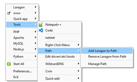 Updating Php Environment Variable Path · Leokhoa Laragon · Discussion
