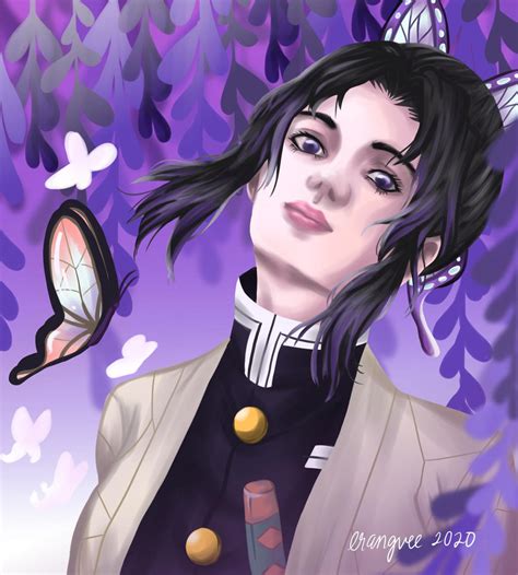 Shinobu Kochou Demon Slayer Fan Art By Erangvee On Deviantart