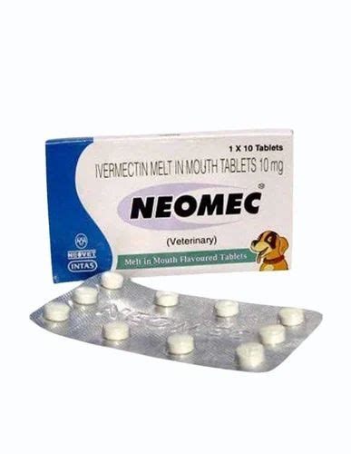 Ivermectin Melt In Mouth Tablets Neomec 10 Mg At ₹ 1000 Box Rahate Colony Nagpur Id