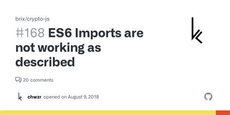ES6 Imports Are Not Working As Described Issue 168 Brix Crypto Js