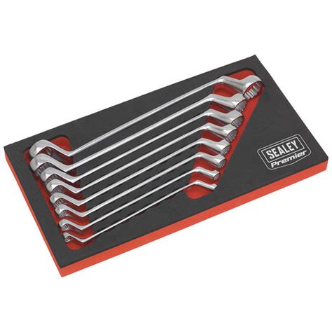 Sealey Sealey Ak63257 8 Piece Metric Offset Ring Spanner Set