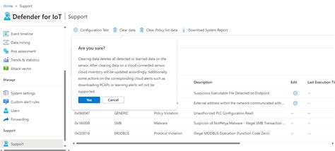 Maintain Defender For Iot Ot Network Sensors From The Gui Microsoft Defender For Iot