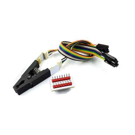 คลิปทดสอบโปรแกรมเมอร์ Sop8 Sop Soic 8 Soic8 Dip8 Dip 8 Pin Ic Test Clamp Sop16 Sop Soic 16
