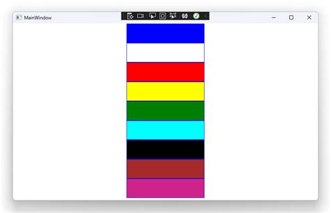 Контейнеры в WPF StackPanel