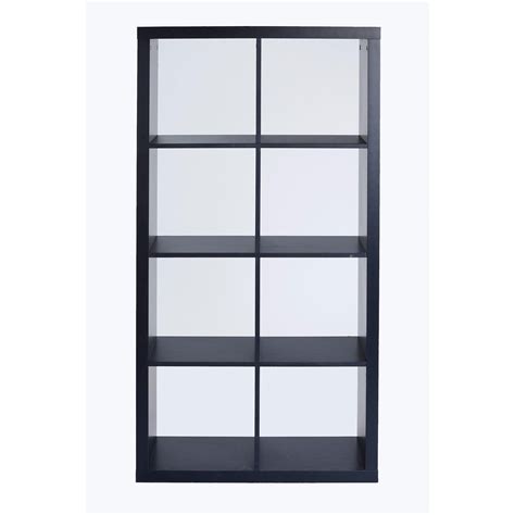 Homelife Addison 8 Cube Shelving Unit Black