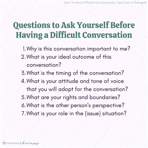 10 tips for having difficult conversations