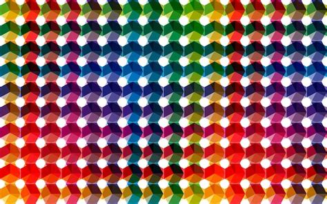 Premium Vector Retro Cube Abstract Colorful Background Pattern Stock Illustration