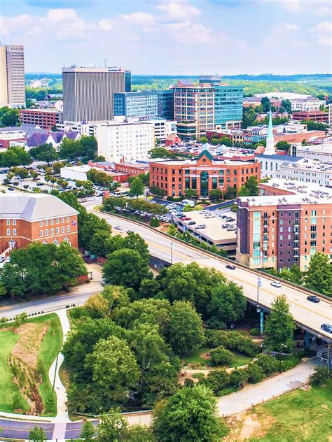 Greenville North Carolina Skyline Greenville South Carolina Skyline By