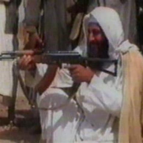Osama Bin Laden Holding Gun