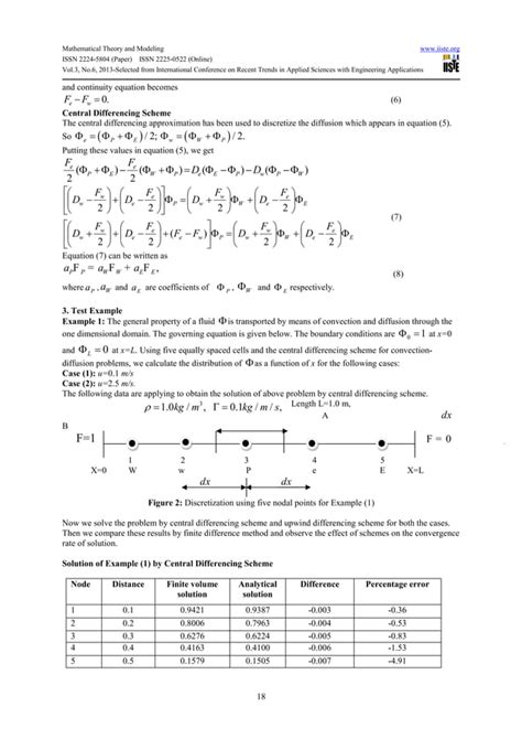 analysis of convection diffusion problems at various peclet numbers