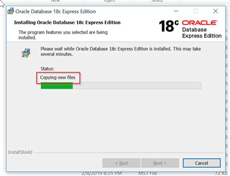 Checking For Oracle Xe Service Instance Failed что делать
