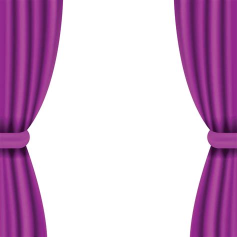 Vector Realistic Purple Curtain Background 29240247 Vector Art At Vecteezy