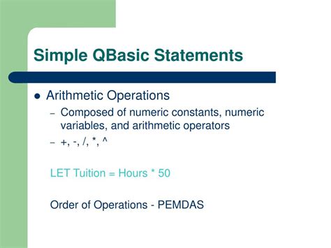 Ppt Qbasic Powerpoint Presentation Free Download Id460436