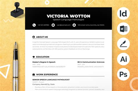 Simple Resume Template Layout Graphic By Resumeinventor · Creative Fabrica