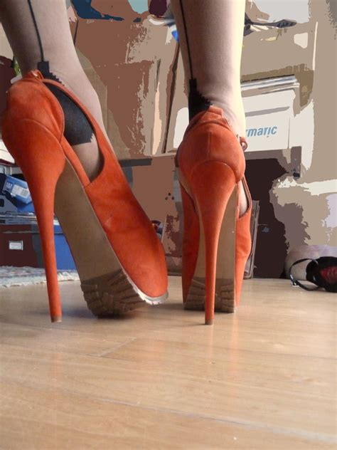 Orange Platform Heels 14 Pics Xhamster