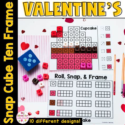 Valentines Day Math Centers And Ten Frames Activity February Counting Practice Made By Teachers Valentines Day Math Centers And Ten Frames Activity February Counting Practice Made By Teachers