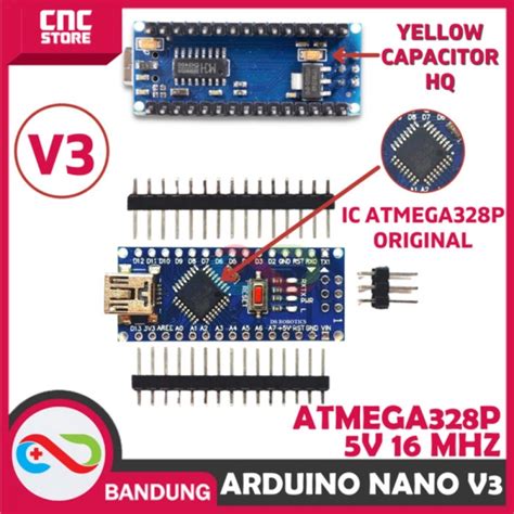 Jual Jual Arduino Nano V3 Atmega328p Ch340g 5v Arduino Nano R3 Atmega328p 16mhz Limited Shopee