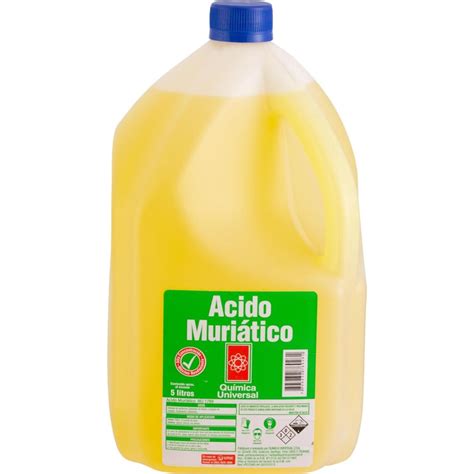 Quimica Universal Ácido Muriático 5 Lt Ofertitas