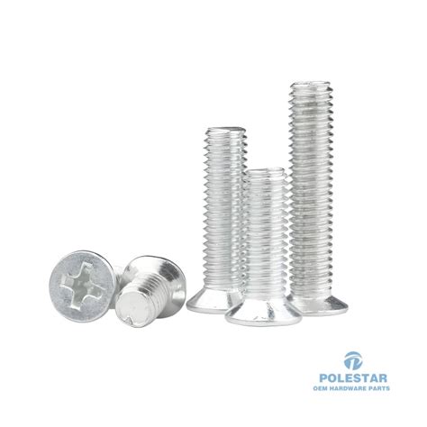 Custom Phillips Flat Head Screws Stainless Steel Flat Head Machine