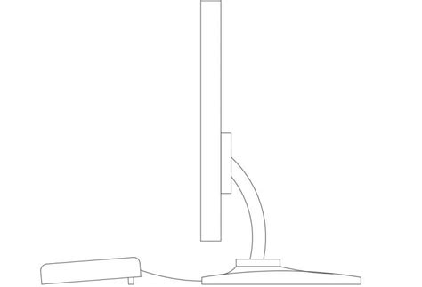 Computer Of Office Side Elevation Cad Block Details Dwg File Cadbull