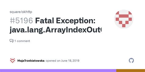 Fatal Exception Javalangarrayindexoutofboundsexception · Issue 5196 · Squareok · Github