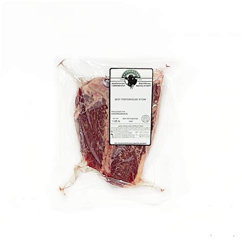 100 Grass Fed Porterhouse Steak 16 Oz Doorganics