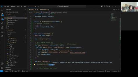 Implement Message Creation For Expressjs Backend Bootcamp Day 14
