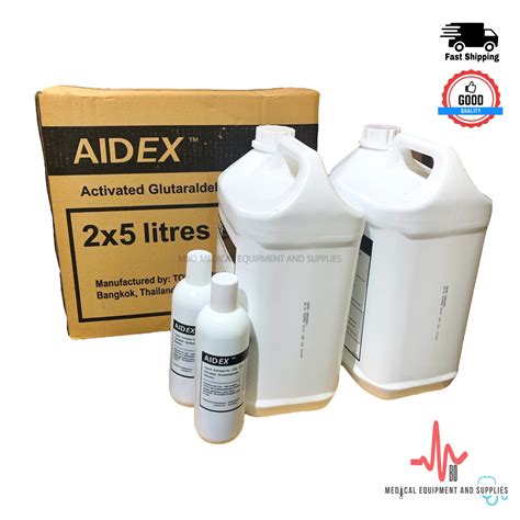 Aidex 5l Activated Glutaraldehyde Solution Sterilizing Solution