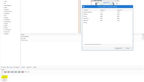 get text from each column in datatable activities uipath community