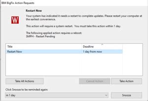 Windows Computers Required Restart SMPH Informatics And Information Technology UWMadison