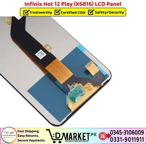 Infinix Hot Play Lcd Panel Unit Combo Exclusive