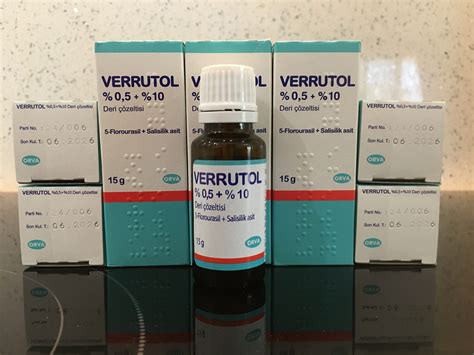 Верутол Verrutol Премахване на Кокоши трън Брадавици Папиломи