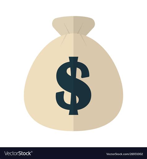 Isolated Money Bag Design Royalty Free Vector Image
