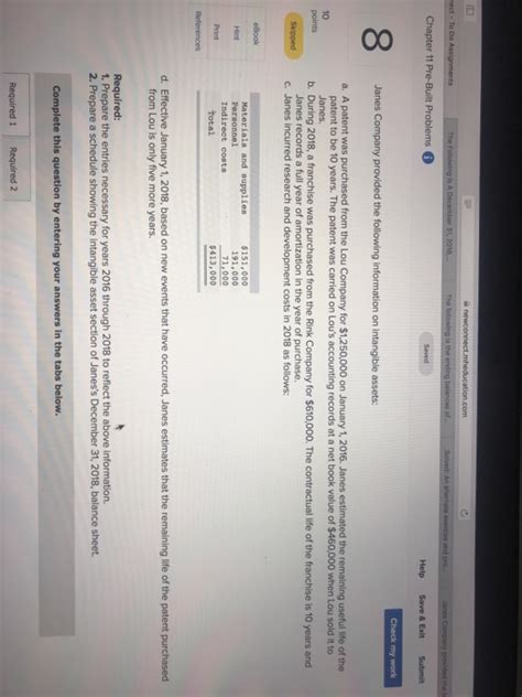 solved chapter 11 pre built problems help saveandexit submit 8