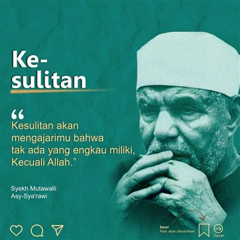 Syekh Mutawalli Kata Kata Indah Kata Kata Motivasi