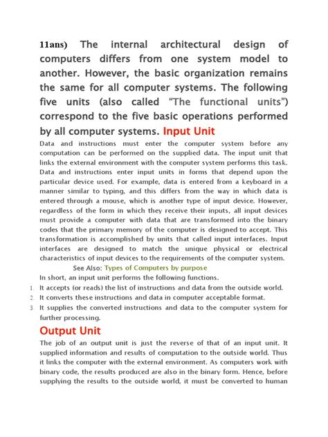 Computer Harware 2nd Year Pdf Random Access Memory Computer Data
