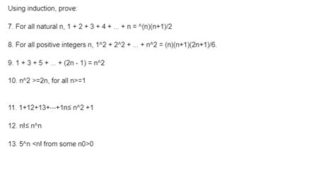 Solved Using Induction Prove For All Natural Chegg