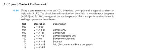 Solved 3 10 Points Textbook Problems 444 444 Using A