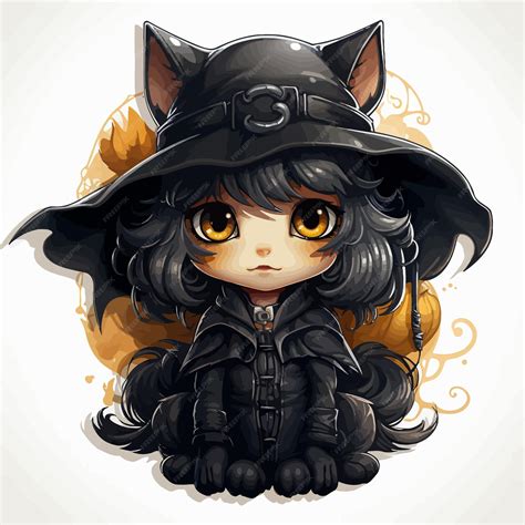 Premium Vector Cute Witch