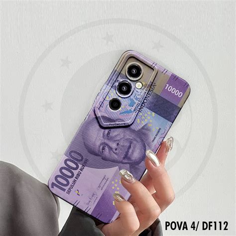 Jual CAHAYABINTANG CASING HP UNTUK TECNO POVA 4 GAMBAR UANG2 SOFTCASE PELINDUNG HANDPHONE