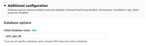 Create Rds Mysql Database For Rails Project Salzam