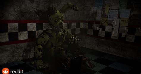 Sfm Springtrap Sitting Fivenightsatfreddys