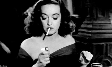 Bette Davis Smoking 148 Friends And Wine Coffee And Aspirin Old