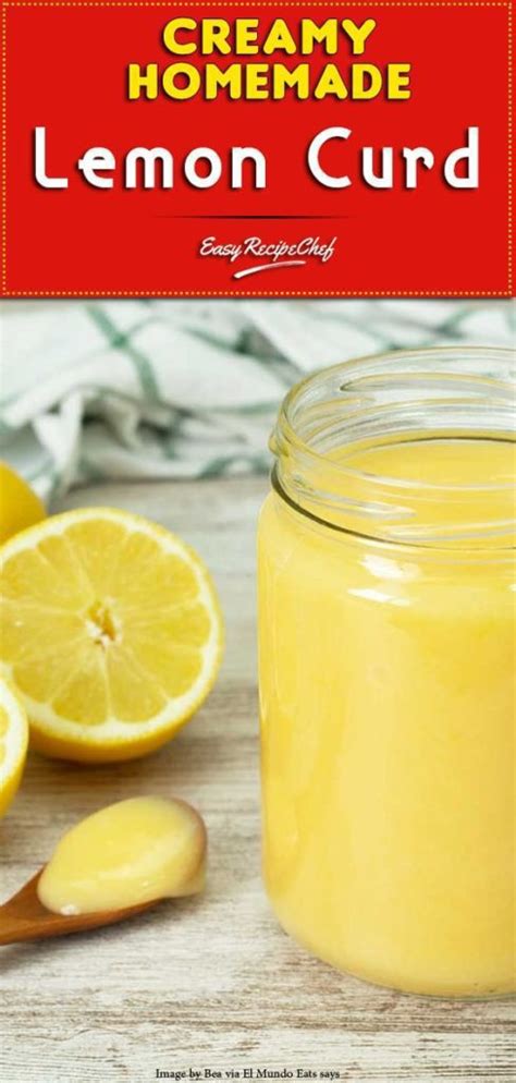 Creamy Homemade Lemon Curd